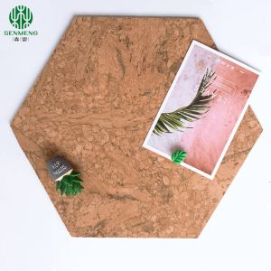 Hexagon Cork Board Tiles - SENMENG
