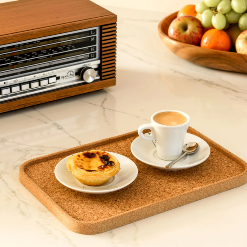 Natural Cork Tray Heat Resistant and Surface Protector - SENMENG