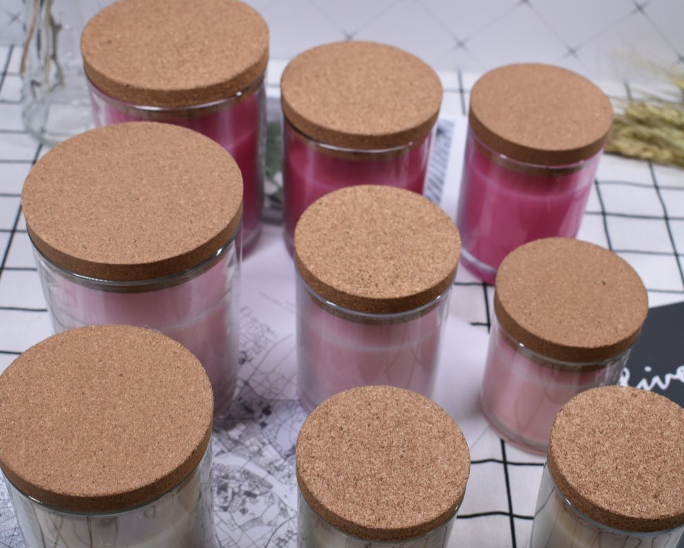 OEM Natural Candle Cork Lids for Packaging and Storage Eco-Friendly and ...