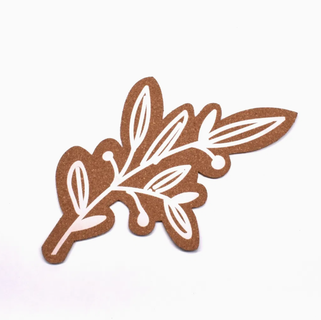 Customized Color Cute Cork Bulletin Board with Leaf Shape - SENMENG