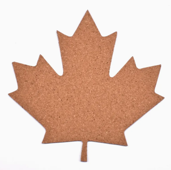 Leaf Cork Board Decorative Cork Bulletin Board Assorted Sizes Colors ...