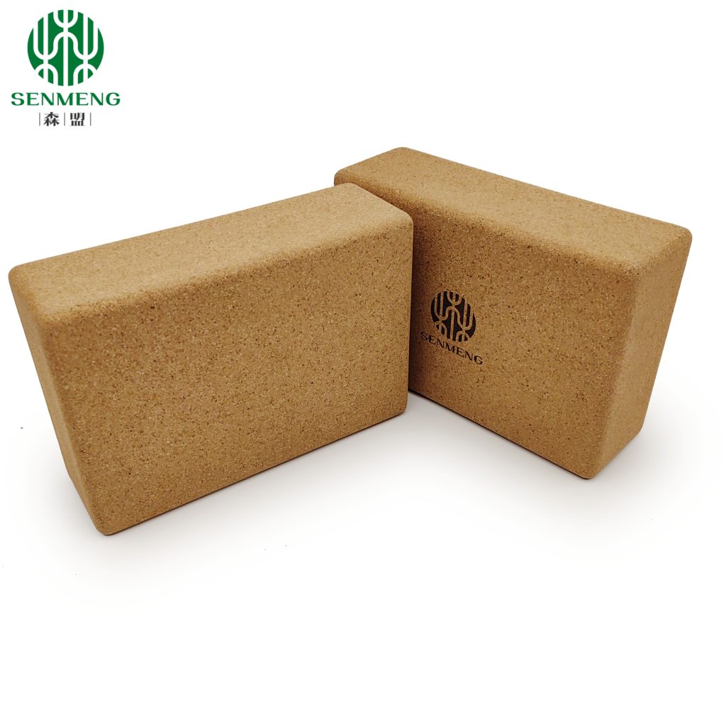 High Density Octagonal Yoga Cork Block for Firm Support and Easy Grip ...