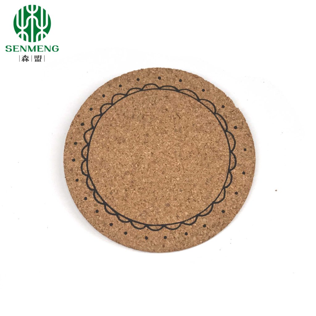 Round Thermal Insulation Cork Placemats Table Mats Cork Coasters - SENMENG