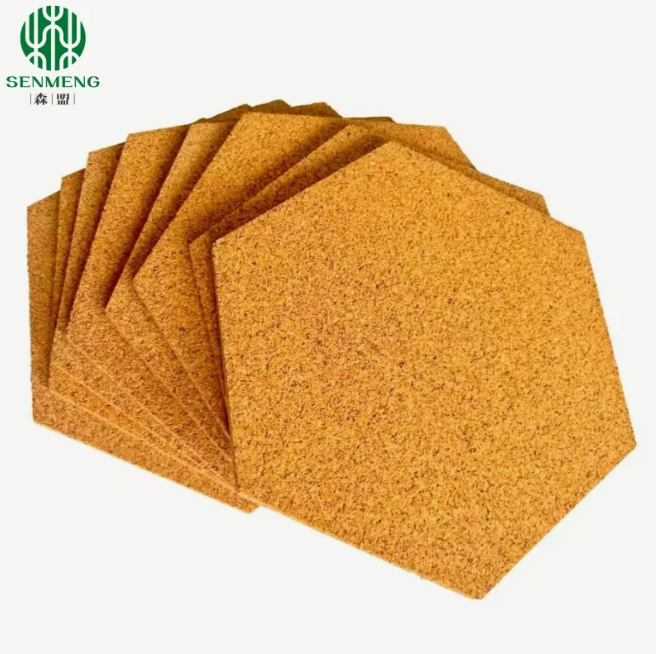 Self Adhesive Hexagon Cork Board for Easy Wall Installation - SENMENG