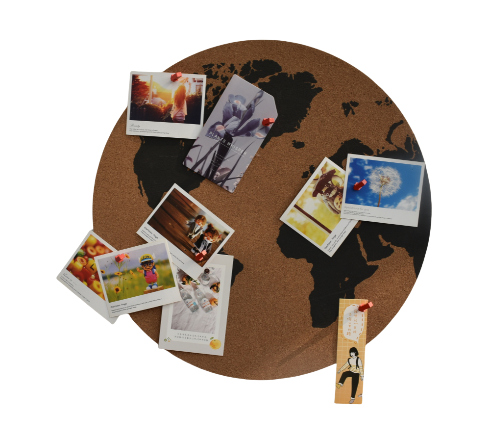 Wholesale Cork Map Boards Custom Printed Travel Maps for Pinning ...