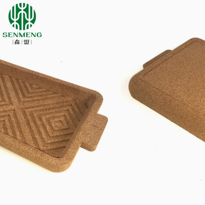 Premium Quality Cork Tray for Serving Storage and Display - SENMENG