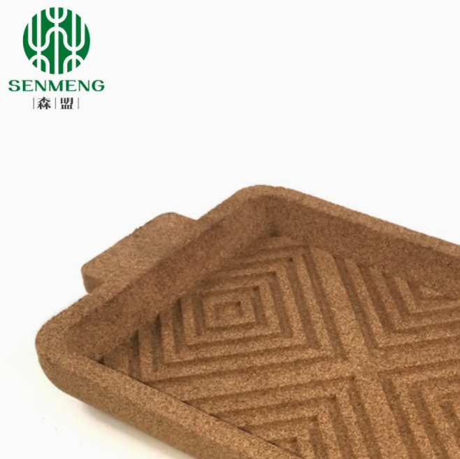 Premium Quality Cork Tray for Serving Storage and Display - SENMENG