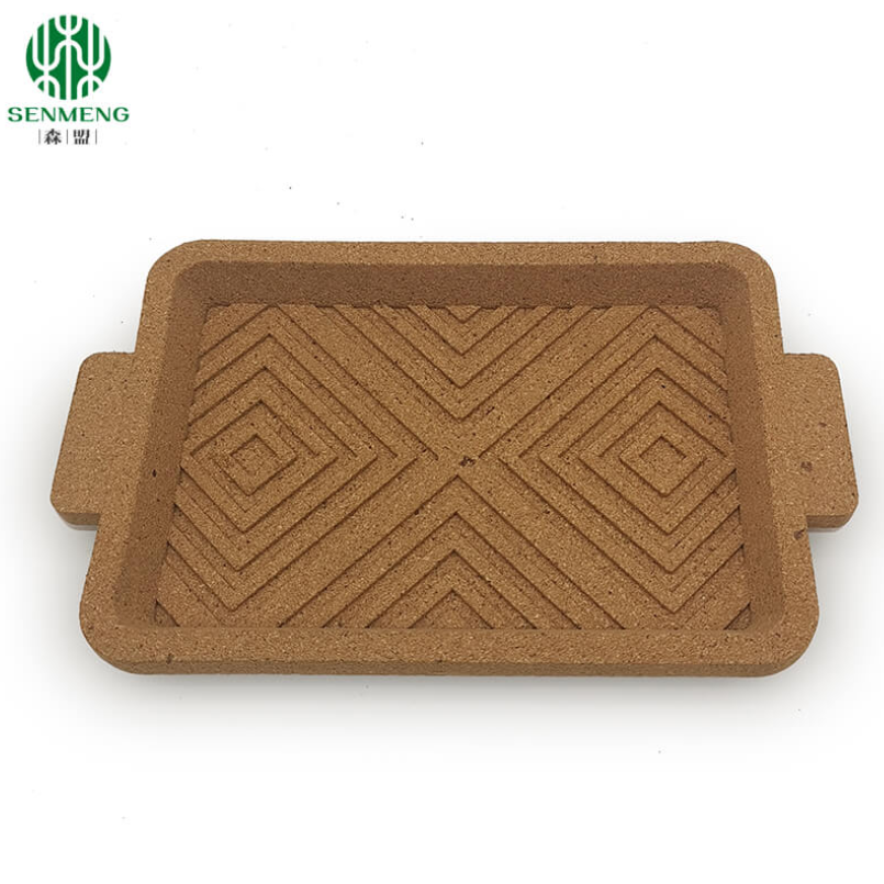 Premium Quality Cork Tray for Serving Storage and Display - SENMENG