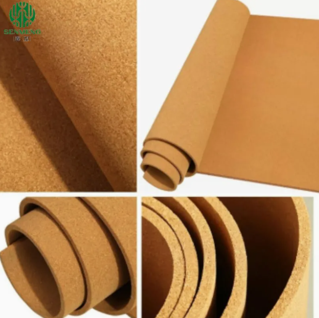 Natural Cork Roll Sheet Eco Sound Absorbing Material for Wall Panels ...